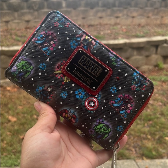 Loungefly | Bags | Loungefly Marvel Hard Tag Wallet | Poshmark